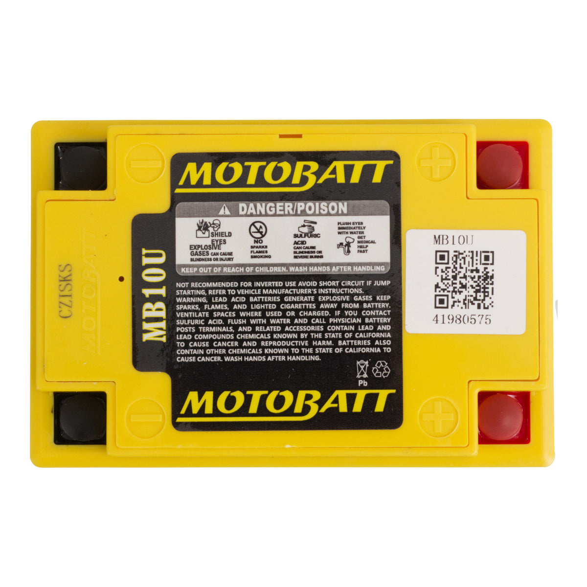 Motobatt Battery Quadflex AGM - MB10U – Auckland City Honda